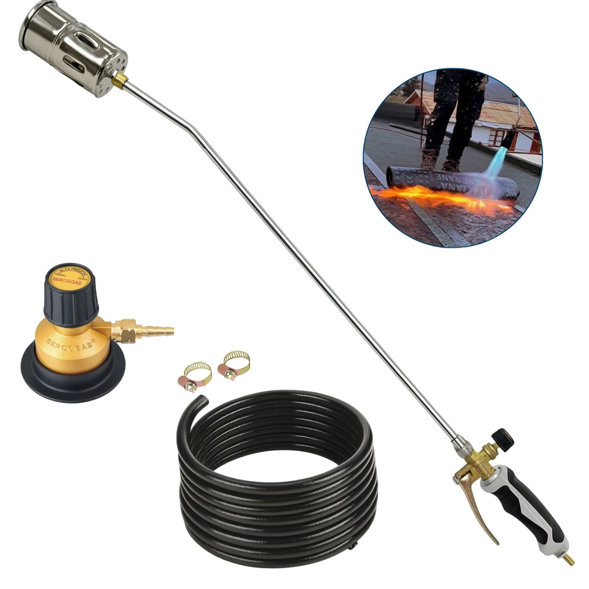 Soplete Turbo Membrana Asfaltica Con Gatillo – DICAS FERRETERIA